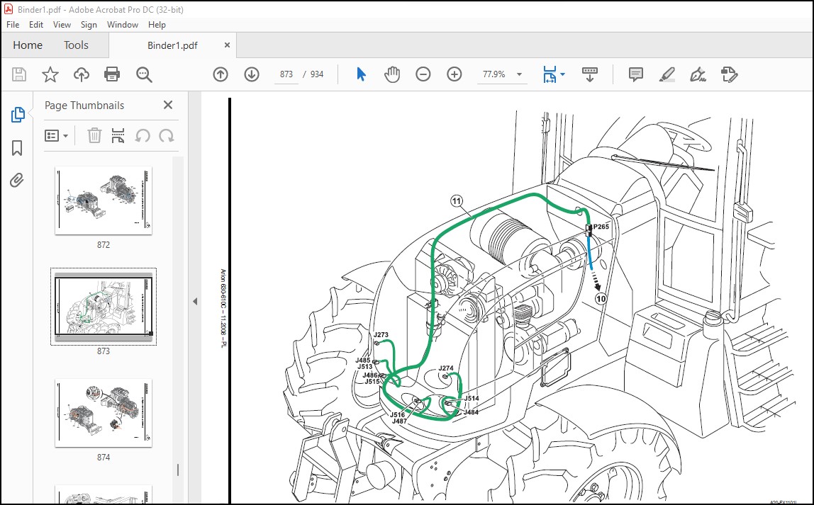 CLAAS Tractor Arion 630-610 C TECHINCAL System MANUAL - PDF DOWNLOAD ...