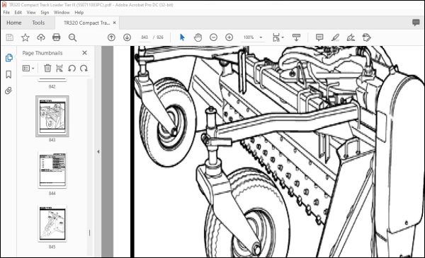 Case TR320 Compact Track Loader Parts Catalog Manual - PDF DOWNLOAD