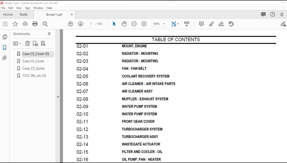 Case 721C Wheel Loader Parts Catalog Manual 7-4561R2 - PDF DOWNLOAD ...