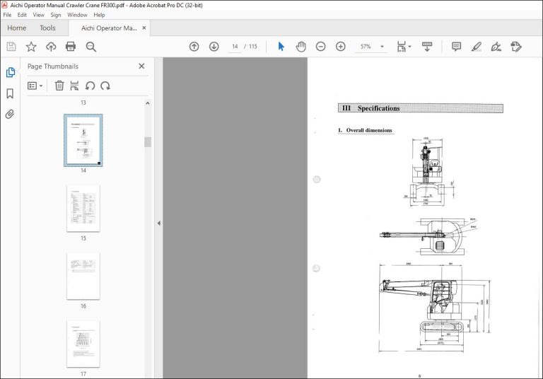 Aichi FR300 OPERATION MANUAL FS-241BS – PDF DOWNLOAD – HeyDownloads ...