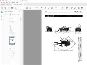 Manitou MHT 860 L E2 Repair Manual 648353 - PDF DOWNLOAD