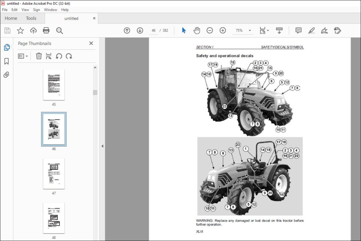 Deutz-Fahr Agroplus 67 77 87 Use & Maintenance Manual - PDF DOWNLOAD - HeyDownloads - Manual ...