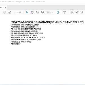 Tadano Crane Carrier TC-4255-1-00300 BQ-TADANO(BEIJING)CRANE CO LTD ...