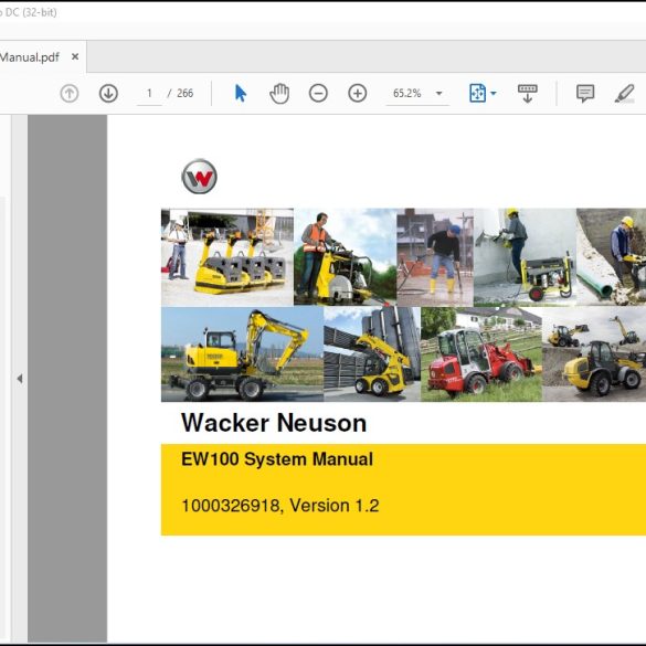 Wacker Neuson EW100 System - HeyDownloads - Manual Downloads