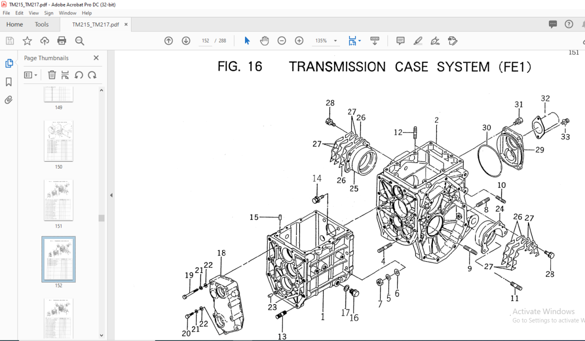 Iseki Tractor TM315 & TM217 Parts Catalogue Manual - PDF DOWNLOAD