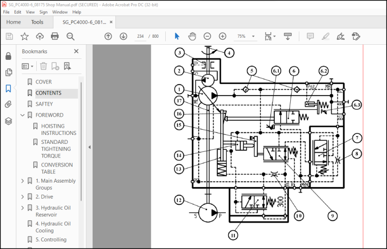 Komatsu PC4000-6 Hydraulic Mining Service Manual – PDF DOWNLOAD ...