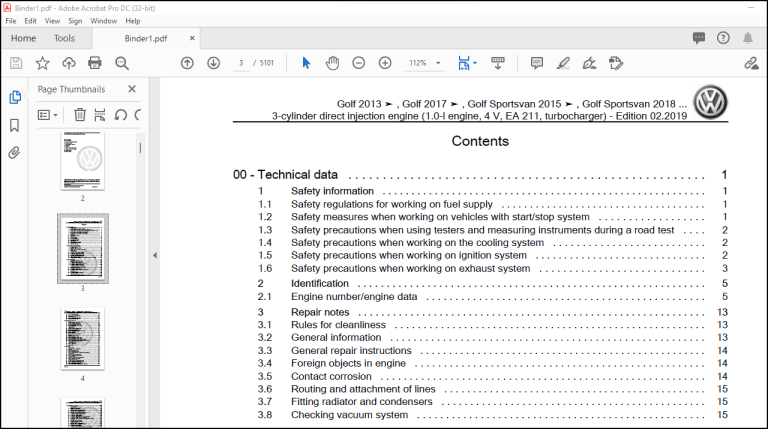 Volkswagen T-Cross (C11) 2019-2020 Workshop Manual & Wiring Diagram ...