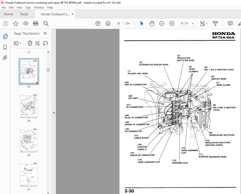 Honda Outboard Wiring Diagram » Diagram Board