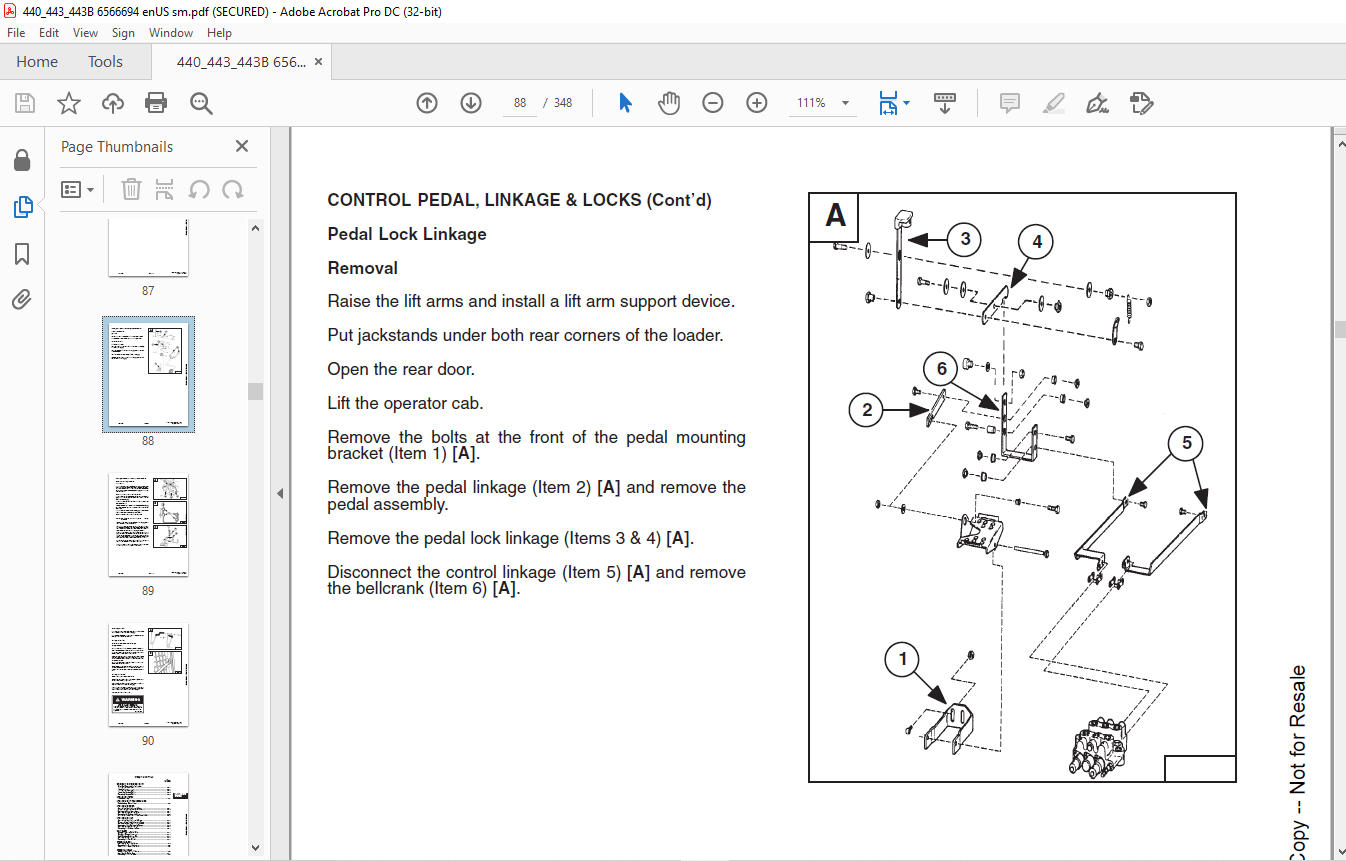 Bobcat 440 443 443B Loader Service Manual 6566694 (6-12) - PDF DOWNLOAD ...