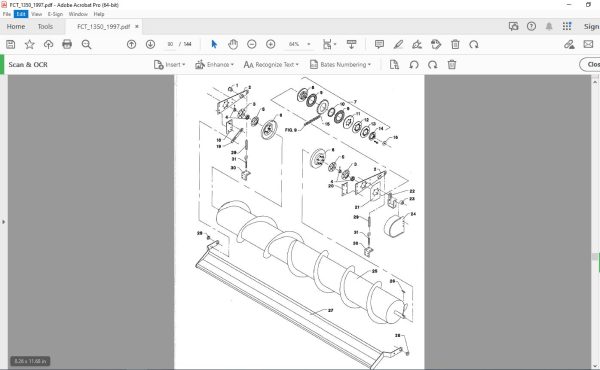 JF STOLL FCT 1350 Precision Chop Forage Harvester Parts Manual PDF ...