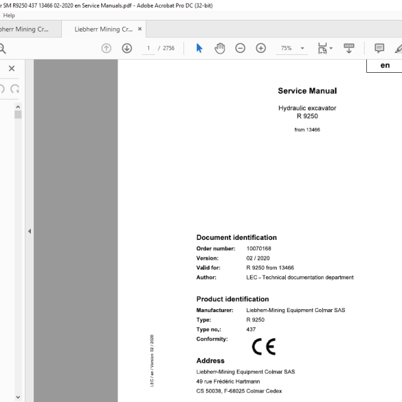 BT SHM080 SHL080 Service Manual 230326-040 - PDF DOWNLOAD ...