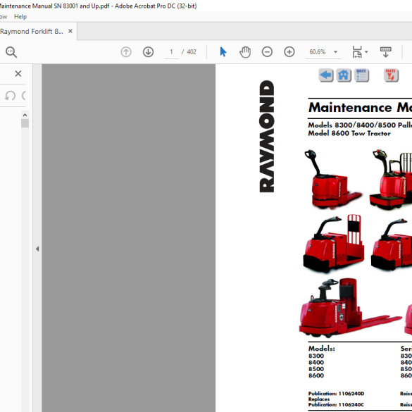 Dynapac DRP45DX Reversible plate Operating & Maintenance Instruction ...
