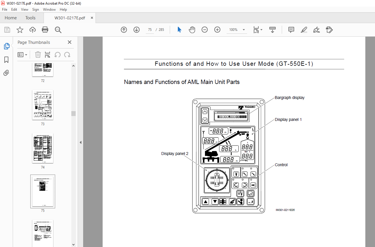 Tadano Faun Overload Prevention Device AML-LIIB Service Manual - PDF ...