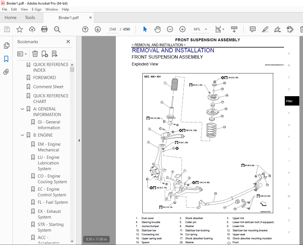 2014 NISSAN ARMADA TA60 Series Service Manual PDF DOWNLOAD ...