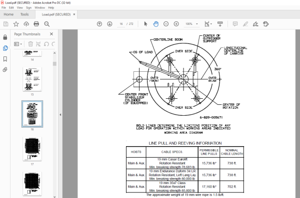 Grove Crane TMS 9000E Load Charts Manual SN 235370 - PDF DOWNLOAD ...