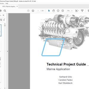 MTU Marine Application Technical Project Guide Manual - HeyDownloads ...