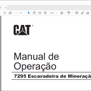 Cat 7295 Escavadeira de Mineração Manual de Operação - HeyDownloads ...