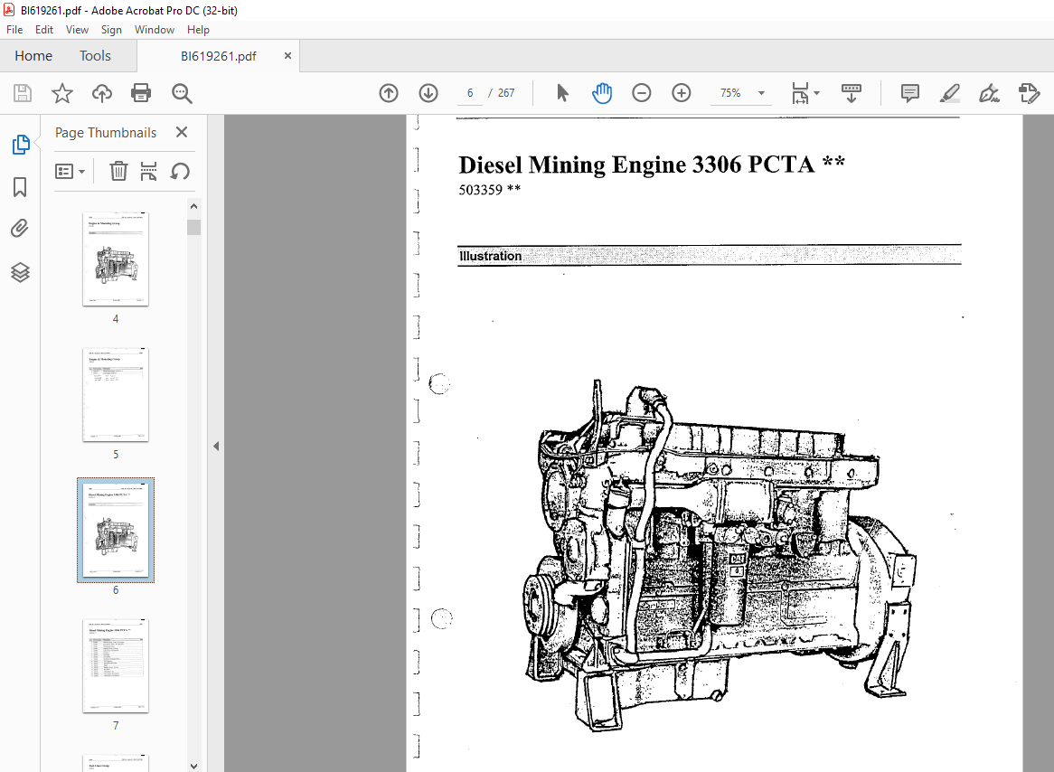 Cat BUCYRUS FBL-40B LHD UTILITY VEHICLE PARTS MANUAL SN1002 1003 - PDF ...