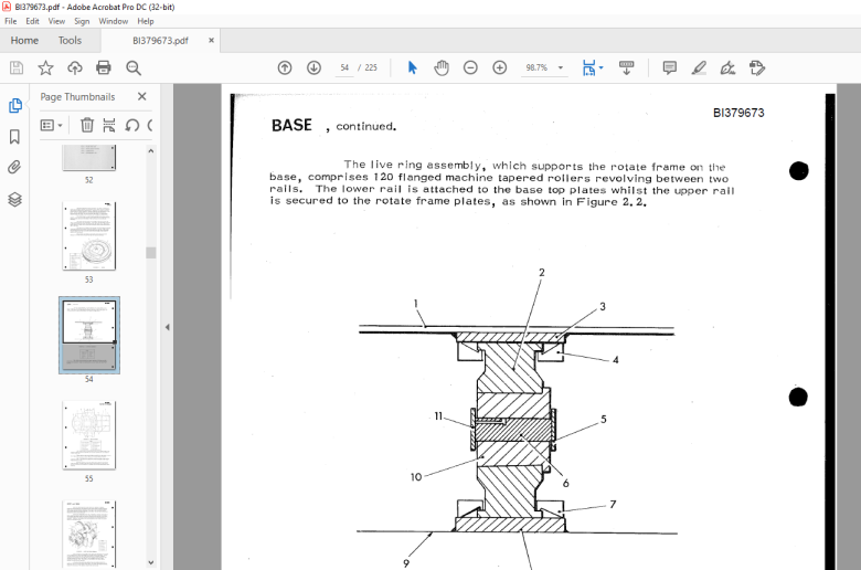Cat Bucyrus Rapier W2000 Walking Dragline Operators Manual BI379673 ...