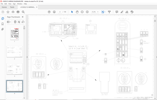Grove Crane GMK 4100-L Electrical Schematic Manual 41005215 – PDF ...