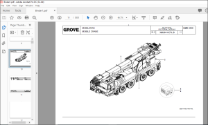 Grove Crane GMK 4100L Spare Parts Manual 3202011 – PDF DOWNLOAD ...
