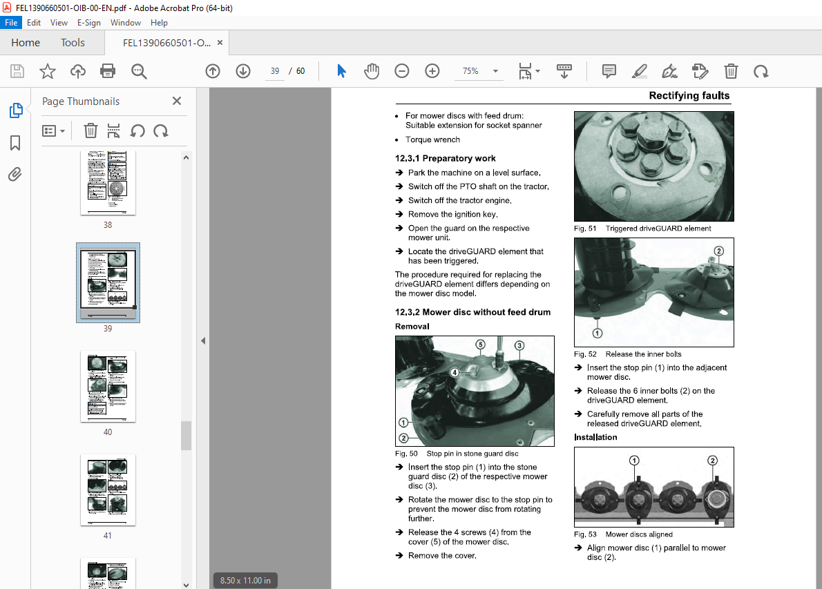 Fella RAMOS SM 350-P Disc Mower Operator’s Manual – PDF DOWNLOAD ...