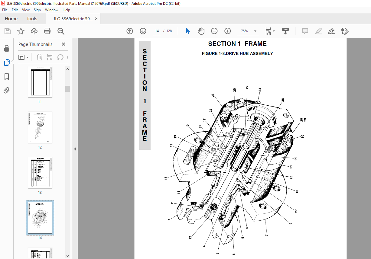 JLG 3369electric 3969electric Illustrated Parts Manual 3120769 – PDF ...