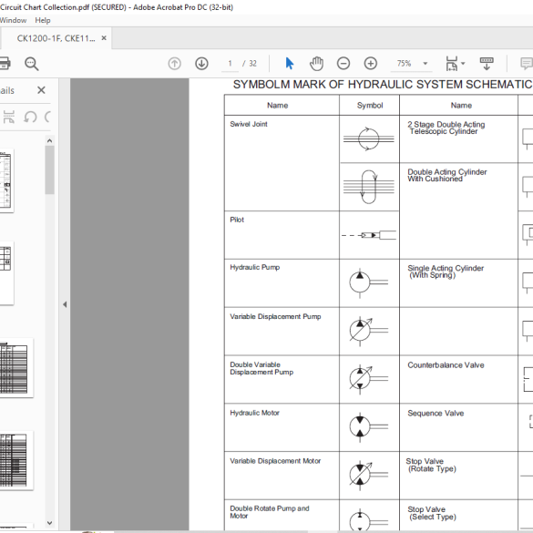 Kobelco CK1200 CKE1100 Circuit Chart Collection Manual - HeyDownloads ...