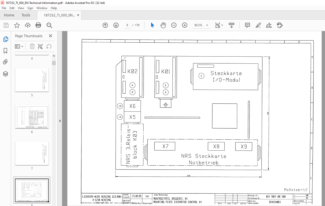 Liebherr Crane HS 883 HD Technical information Manual 187252 – PDF ...