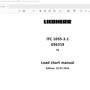 Liebherr LTC 1055-3.1 Load Chart Manual - HeyDownloads - Manual Downloads
