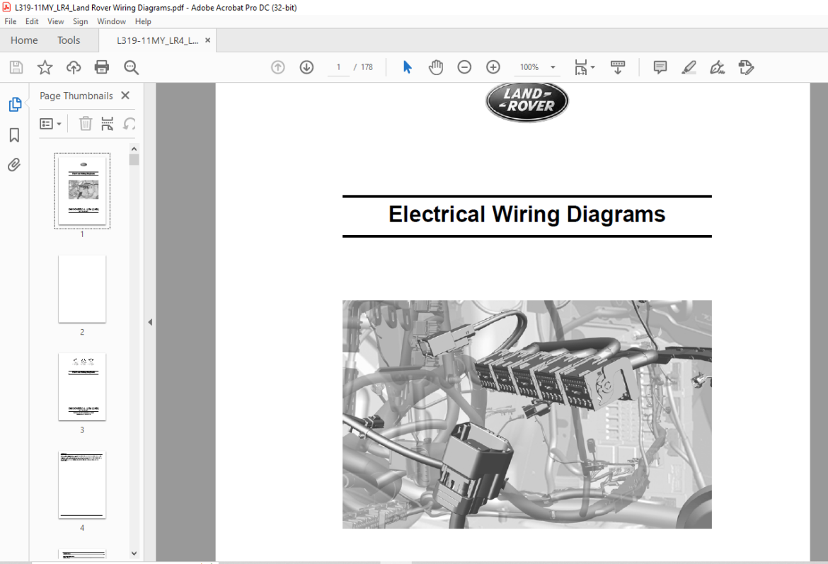 2010 Land Rover L319-11 MY DISCOVERY 4 – LR4 (LHD) Electrical Wiring ...
