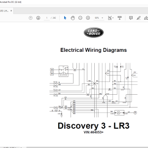 2007 Land Rover L319 Discovery 3 - LR3 Electrical Circuit Diagrams ...