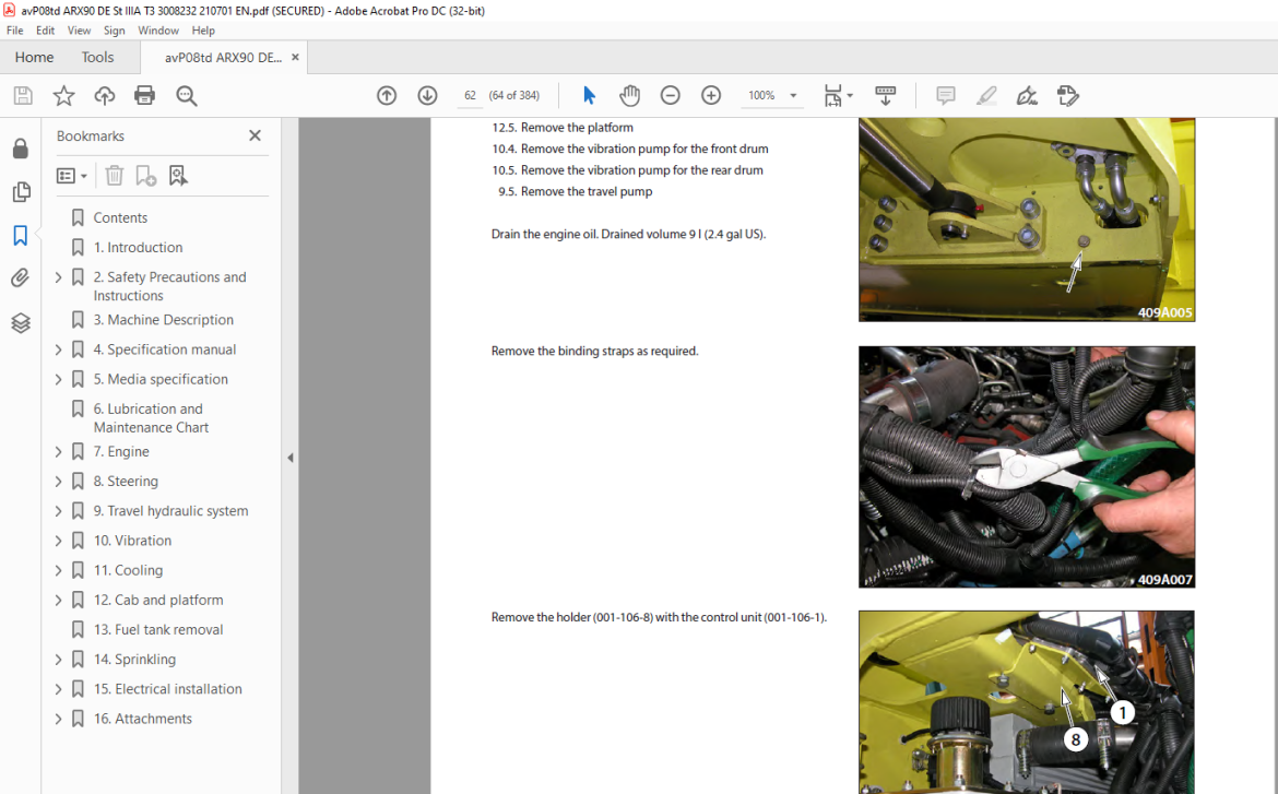 Ammann ARX 90 Tandem Roller Workshop Manual 3008232 PDF - HeyDownloads ...