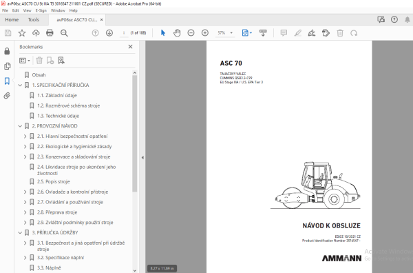 AMMANN ASC 70 NÁVOD K OBSLUZE 3016547 PDF – HeyDownloads – Manual Downloads