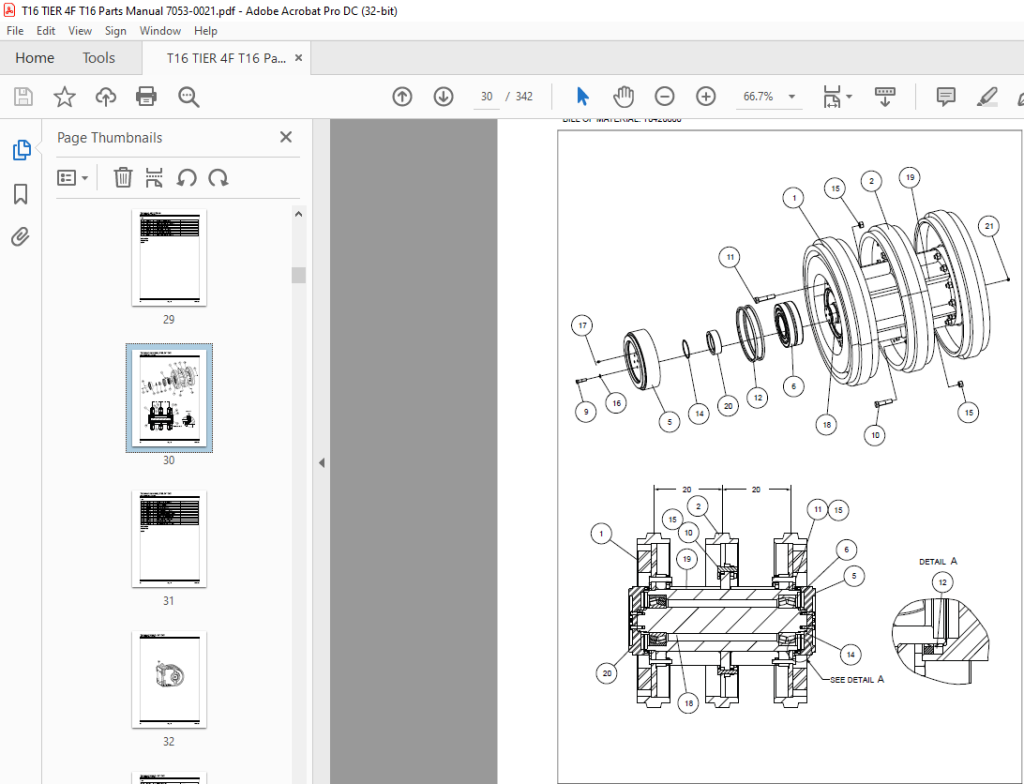 Trencor T16 Trencher Parts Manual 7053-0021 – PDF DOWNLOAD ...