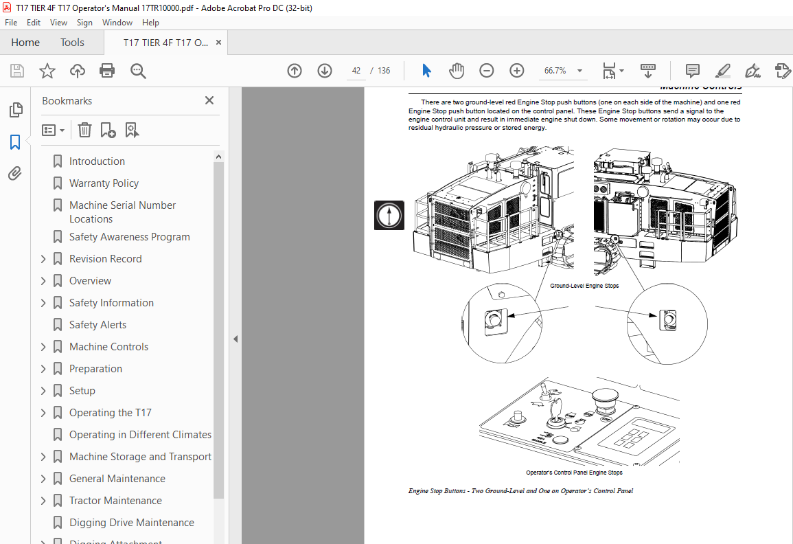 Trencor T17 Operation & Safety Instruction Manual 17TR10000 PDF ...