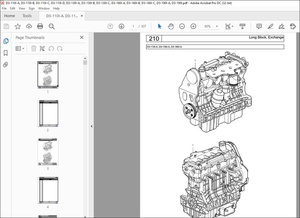 Volvo Penta D3-110I-A D3-110I-B D3-110I-C D3-130I-A D3-160I-A D3-190I-A ...