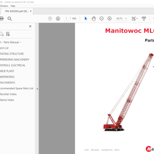Manitowoc Crane MLC300 Parts - HeyDownloads - Manual Downloads