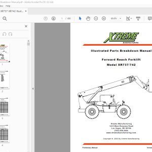 Xtreme Service Manual PDF Telehandler 8.93GB - Complete Set - DOWNLOAD ...