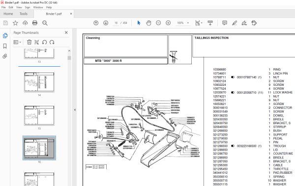 Laverda 3890 R Agricultural Tractor Parts Manual - PDF DOWNLOAD