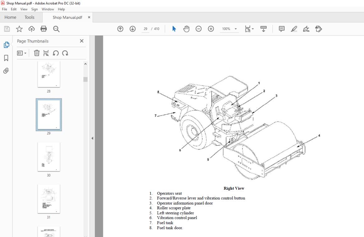Sakai SV505-1 Series Vibrating Roller Shop Manual – HeyDownloads ...