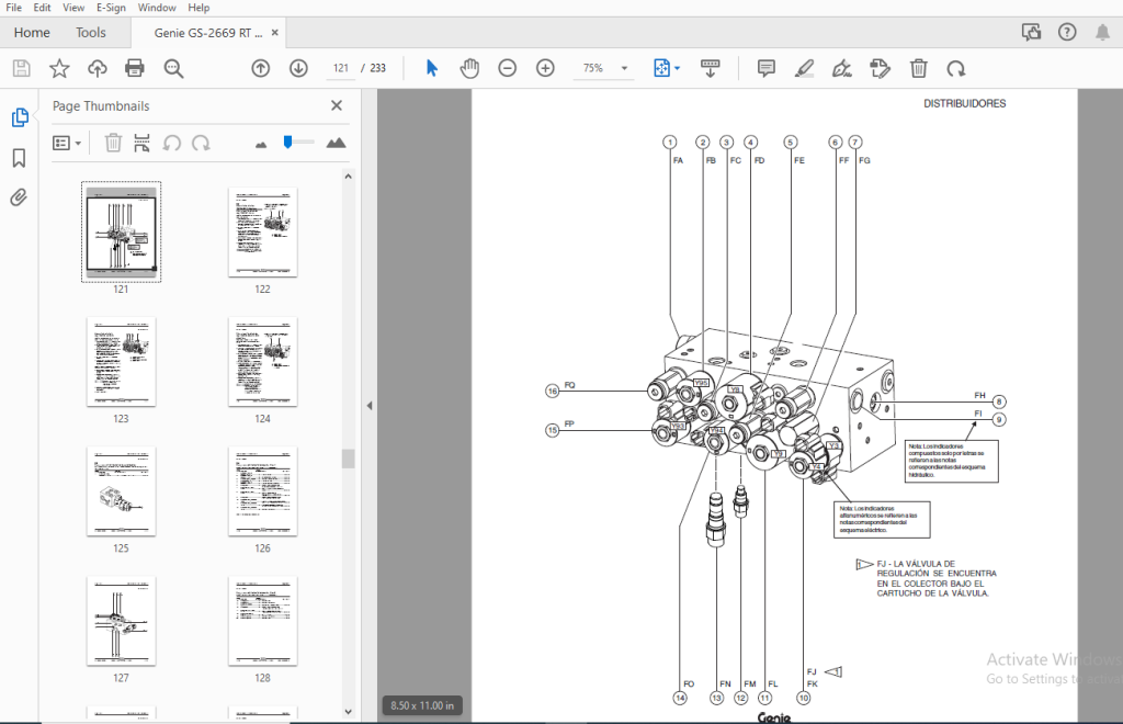 Genie GS-2669 RT GS-3369 RT GS-4069 RT Manual de mantenimiento – PDF ...