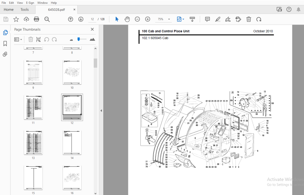 Genie GTH-4514 AU Parts Manual 645028 – PDF DOWNLOAD – HeyDownloads ...