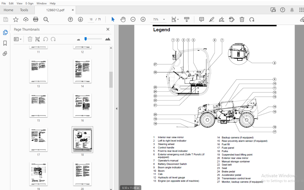 Genie GTH-636 Operator's Manual 1286012 - PDF DOWNLOAD - HeyDownloads ...