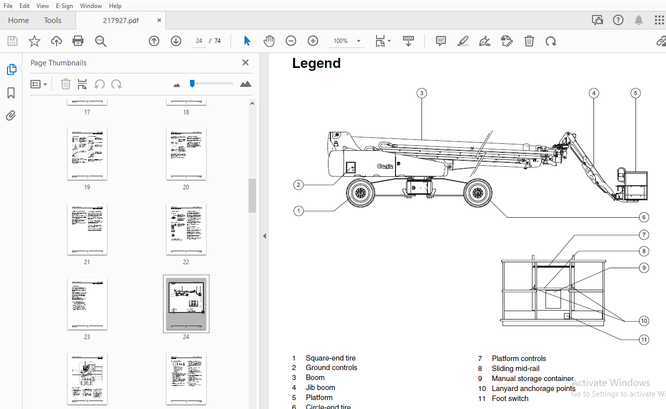 Genie SX-180 Operator’s Manual 217927 – PDF DOWNLOAD – HeyDownloads ...