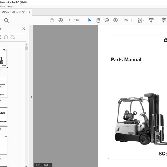 Crown Stockpickers SP4000 Operator Manual PDF - HeyDownloads - Manual ...