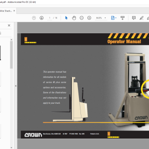 Crown Stockpickers SP4000 Operator Manual PDF - HeyDownloads - Manual ...