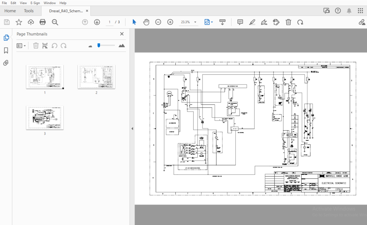 Drexel R40 Electrical Schematic Manual 137614 – PDF DOWNLOAD ...