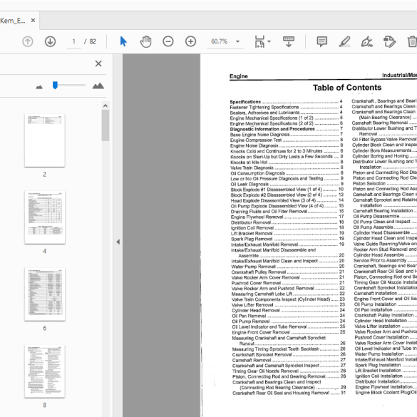 Drexel R40 Kem Engine Service Manual - HeyDownloads - Manual Downloads