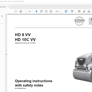 Hamm 3412-3625 Roller Service Training Manual - PDF DOWNLOAD - HeyDownloads - Manual Downloads